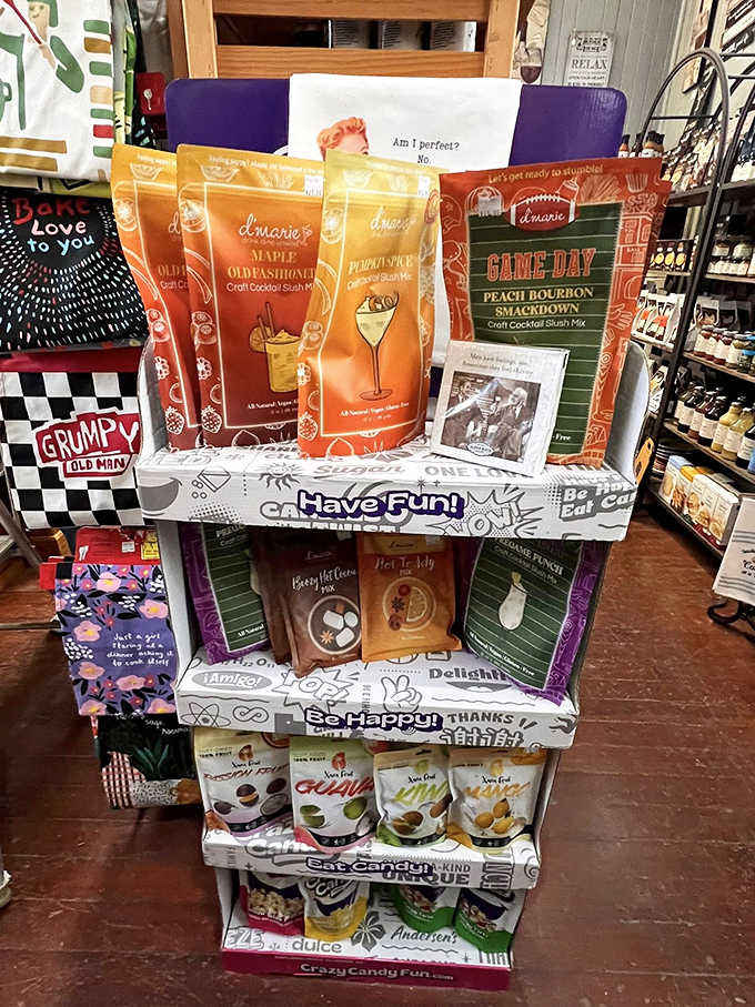 Candy heaven awaits at the modern confectionery counter, where Heath traditions continue with handcrafted treats for new generations.