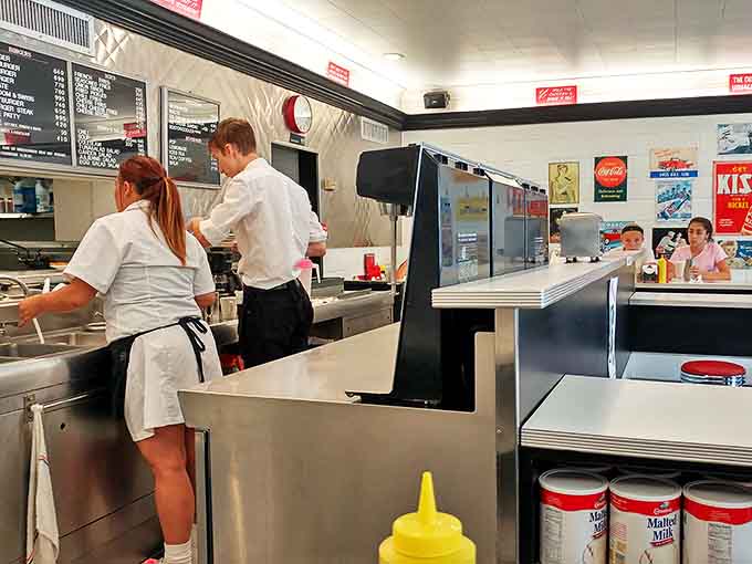 The crew behind the counter working their magic, turning simple ingredients into memorable meals.