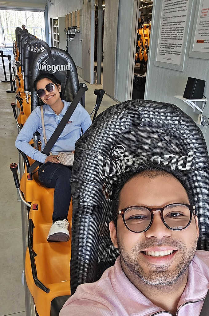 The selfie that'll make your social media friends simultaneously jealous and concerned. "Are you really controlling that thing yourself?!"