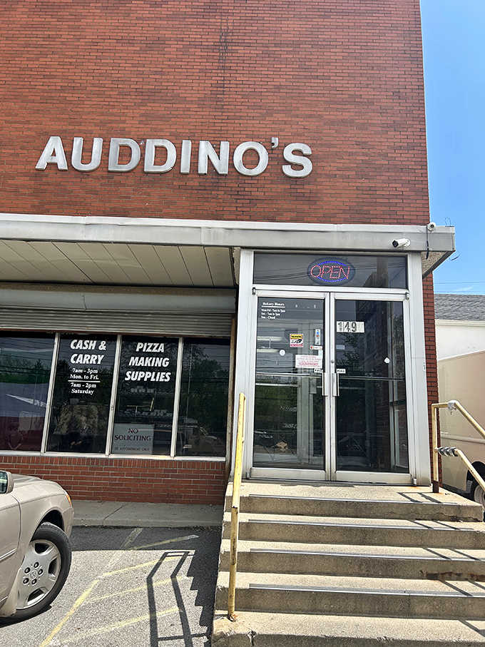 No velvet ropes, no pretension&mdash;just concrete steps leading to carbohydrate nirvana. The "OPEN" sign never looked so inviting.