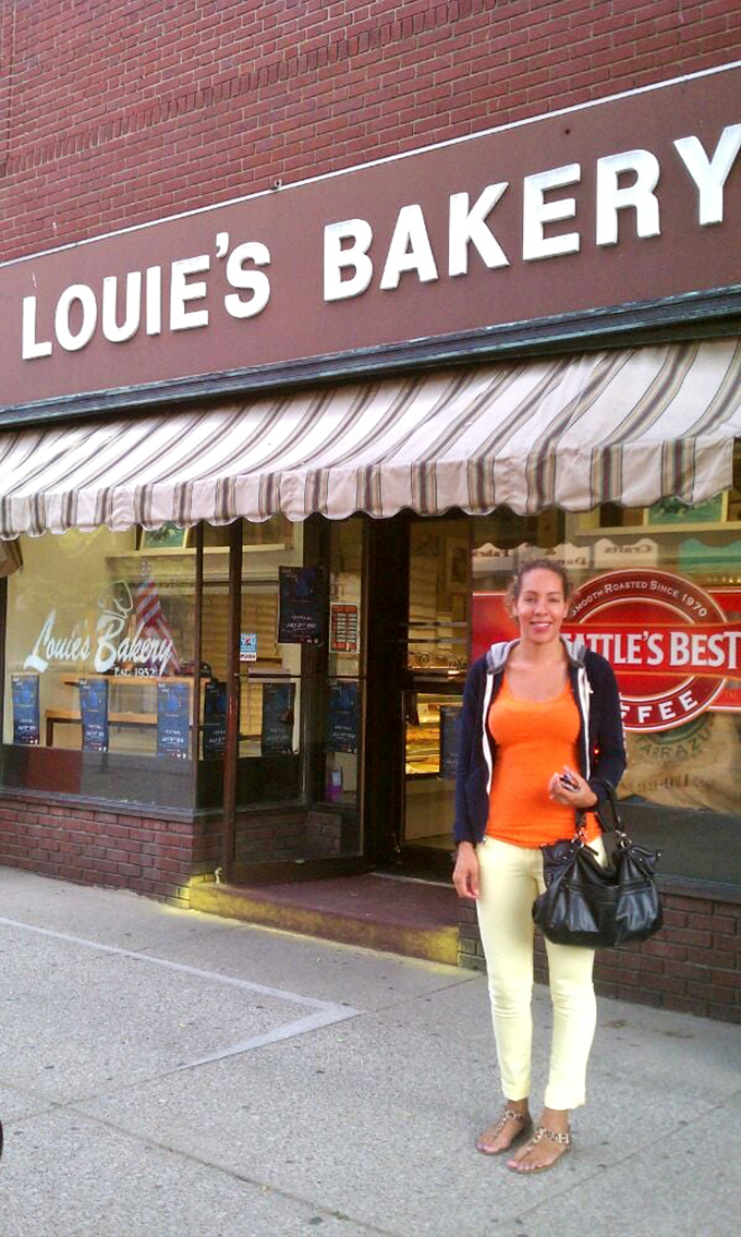 The breakfast of champions: a Louie's donut that transforms an ordinary morning commute into the highlight of your day.