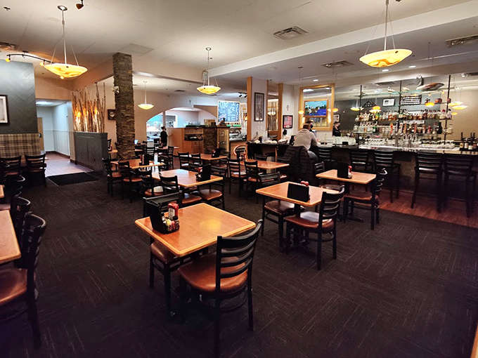 Another angle of the thoughtfully designed interior where every table feels like the best seat in the house.