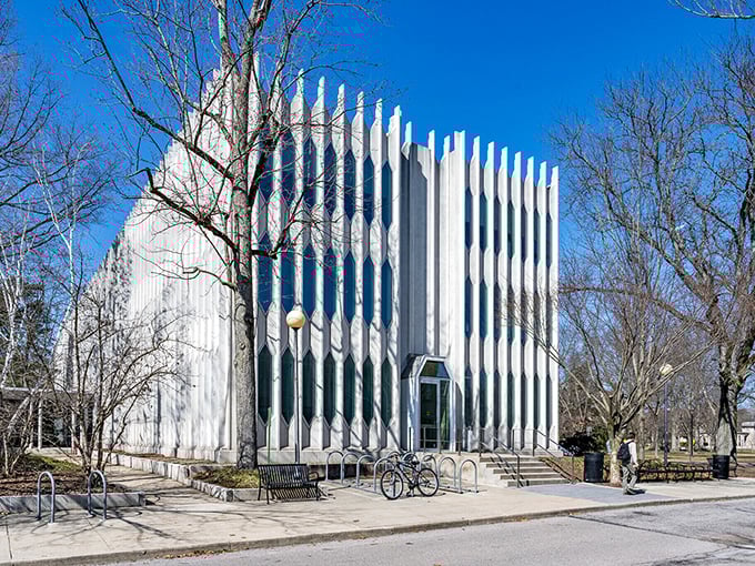 The Conservatory of Music's striking modern design houses some of the world's most promising musical talent and acoustics to match.
