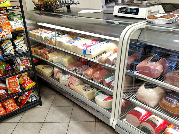 The deli counter where imported meats and artisan cheeses wait patiently to become your next sandwich or the world's best midnight snack.