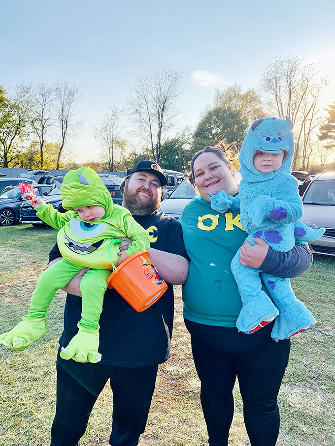 Families make the drive-in experience their own, with themed costumes adding extra magic to an already enchanted evening.