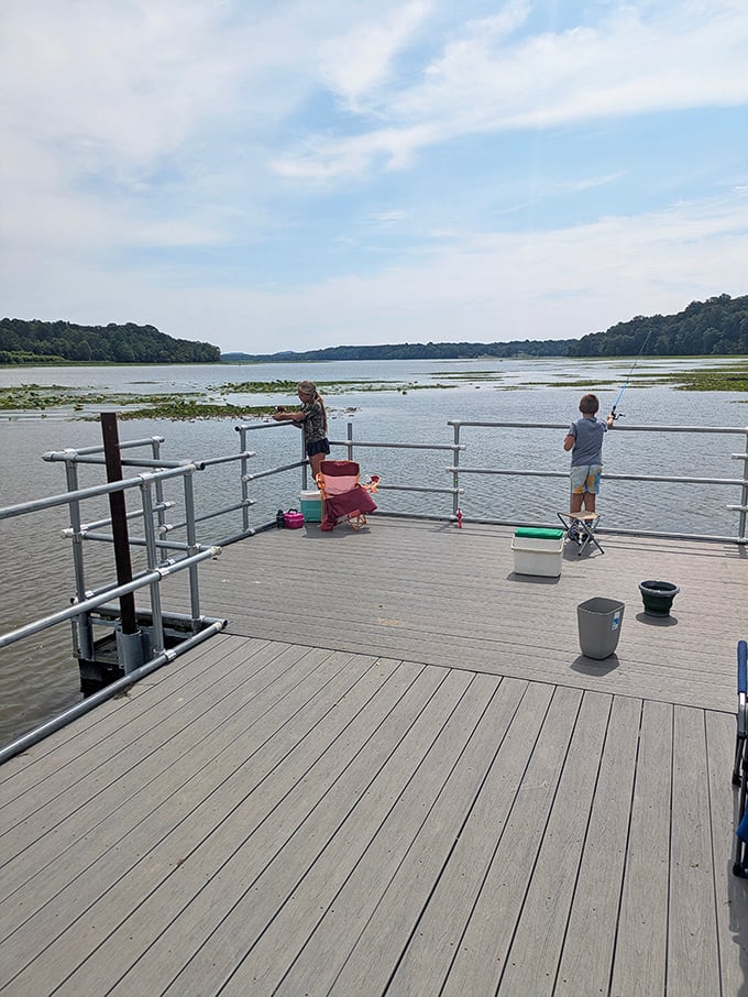 Fishing at Rocky Fork: where patience is rewarded, stories are born, and the one that got away grows larger with each telling.