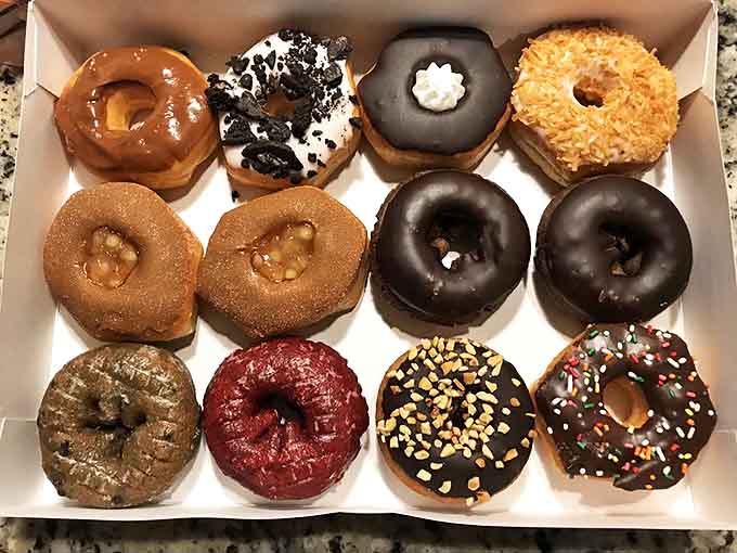 A box of assorted donuts presents a dozen dilemmas &ndash; which delicious creation do you sample first?