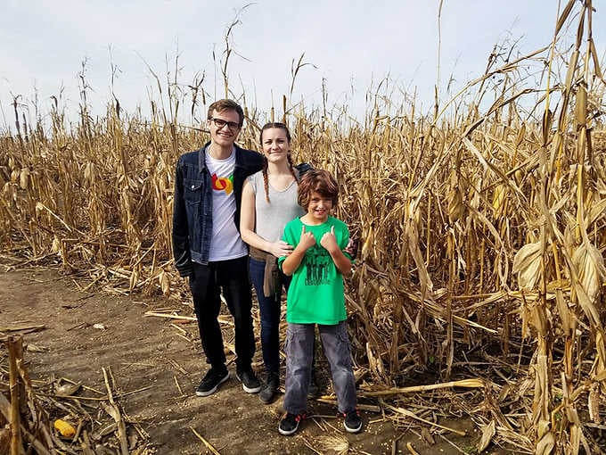 The corn maze creates memories (and temporary disorientation) for visitors of all ages in this quintessential fall adventure.