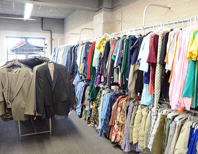 The clothing selection spans every style and era, because fashion is cyclical and your perfect piece might be from any decade.