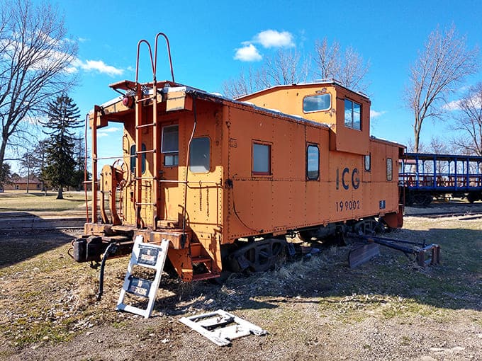 This Illinois Central Gulf caboose once served as mobile office and living quarters for crew members, proving that tiny house living isn't nearly as modern as we think.