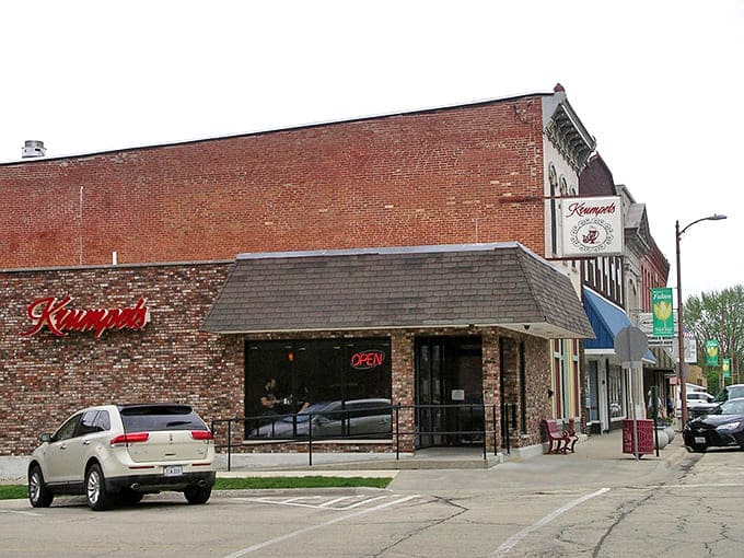 Krumpets Restaurant serves up comfort food with a side of small-town hospitality that makes strangers feel like regulars.