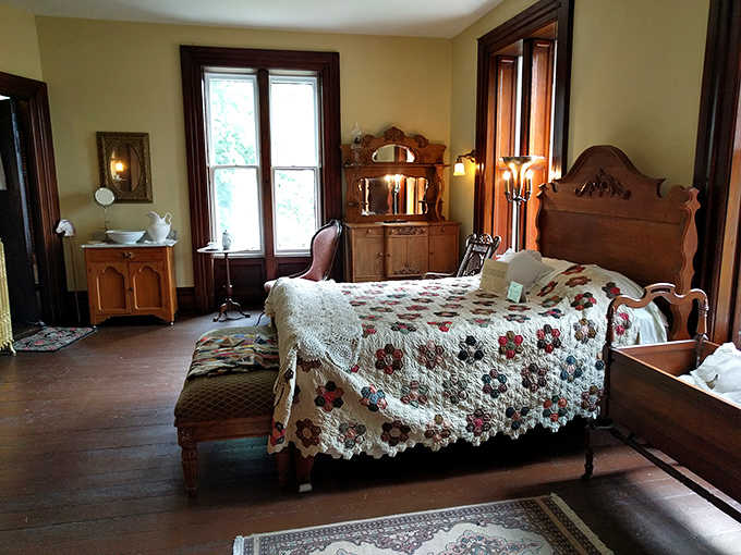 This bedroom doesn't just display period furniture&mdash;it captures the intimate daily rituals of lives lived at a pace that would feel alien to our frantic modern existence.