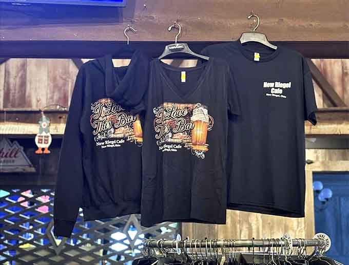 Show your New Riegel Cafe pride with merchandise that lets everyone know you've discovered Ohio's rib paradise.