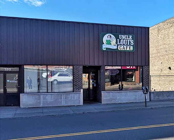 The street view of Uncle Loui's might be modest, but locals know this unassuming facade hides Duluth's breakfast paradise.