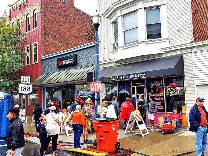 During the Pumpkin Show, Lindsey's becomes the epicenter of Circleville's festivities, drawing pilgrims to its sugary shrine.