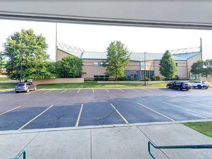 Beyond this unassuming lot lies a world of aquatic wonder &ndash; the perfect reminder that magic often hides in plain sight.