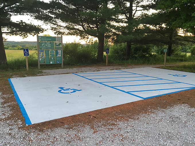 Accessibility matters &ndash; designated parking ensures everyone can experience Arcadia's natural wonders.