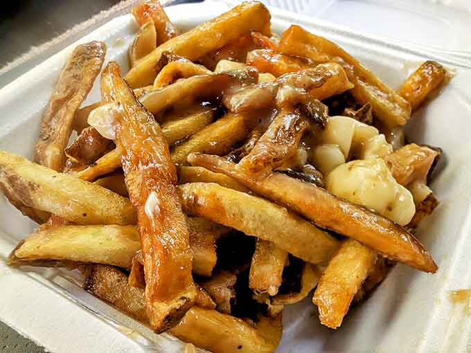 These aren't just any fries &ndash; they're poutine perfection, smothered in gravy and cheese curds in a dish that could make you consider Canadian citizenship.