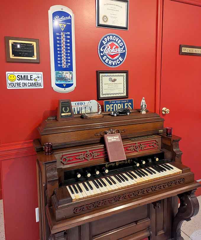 The museum's horse-drawn funeral display recreates the solemn pageantry of processions past, when communities gathered to witness final journeys.