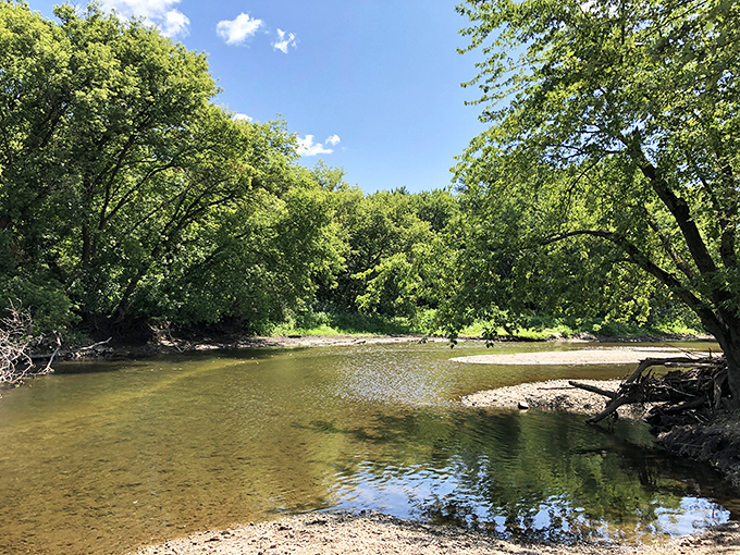 River Park offers that quintessential Midwestern water experience—not dramatic, but intimate and accessible. Nature's perfect playground.