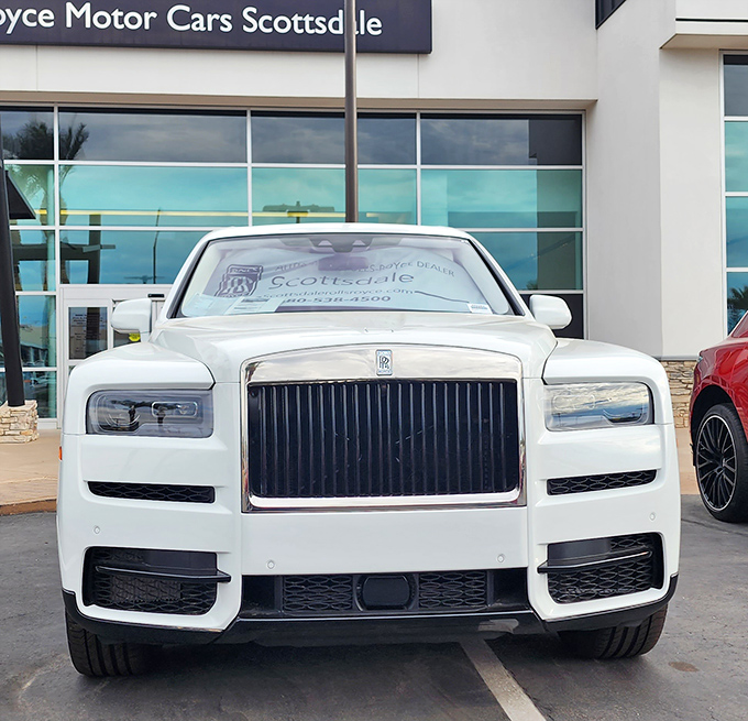 Rolls-Royce elegance meets SUV practicality in the commanding Cullinan, proving luxury knows no boundaries in today's automotive landscape.