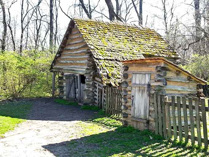 Each rustic cabin reveals the incredible craftsmanship required to create shelter using only hand tools, determination, and available timber.