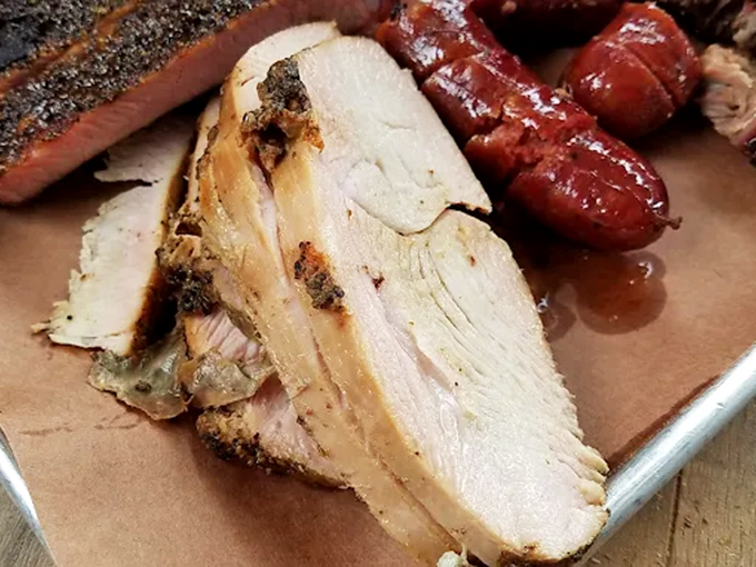 Smoked turkey that defies expectations – juicy, tender, and flavorful enough to make you question everything you thought you knew about poultry.