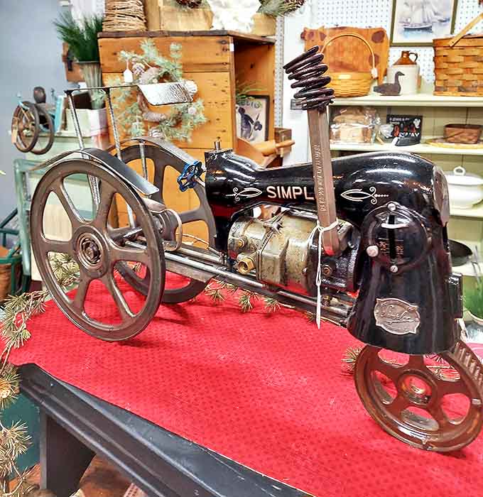 This mechanical masterpiece blends farm heritage with steampunk aesthetic &ndash; functional art from America's agricultural golden age.