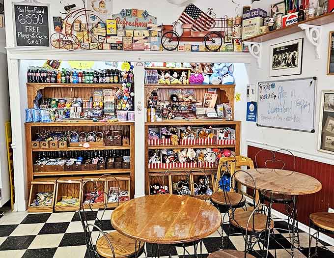 The merchandise corner offers take-home treasures that let you extend the Tates experience &ndash; because sometimes memories need physical souvenirs.