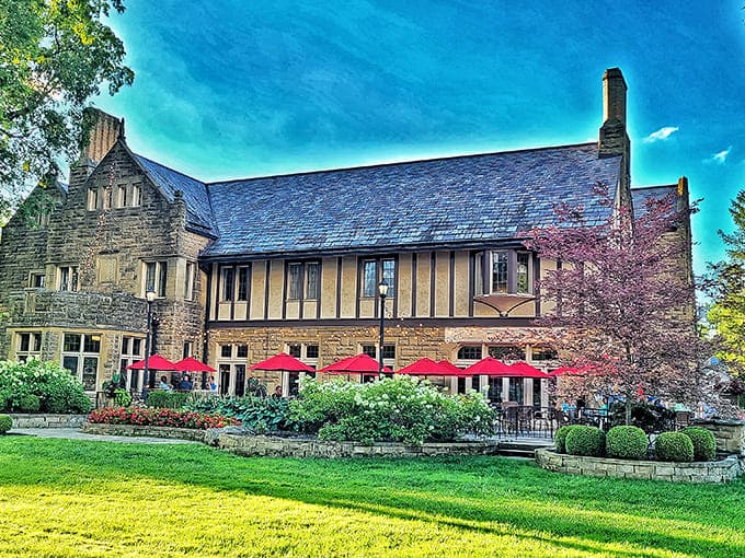 Tudor-style elegance meets Midwestern hospitality at this landmark where dinner feels like a special occasion every time.