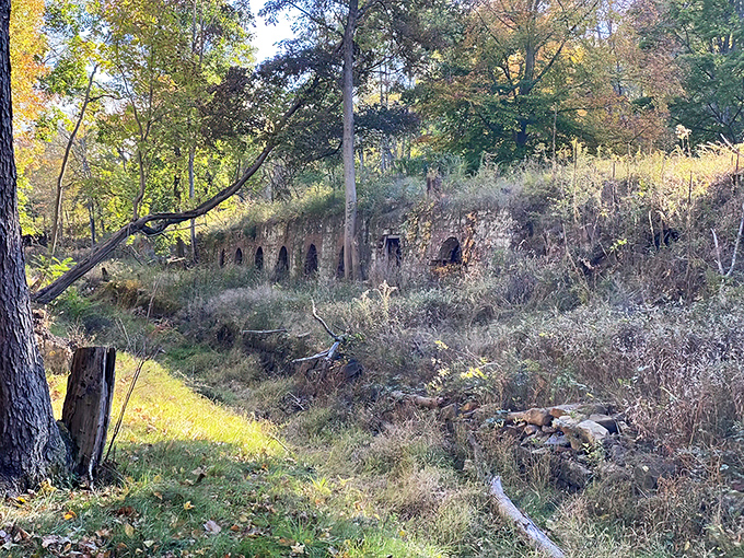 Hidden in plain sight: These mysterious openings in the hillside reveal themselves to hikers who venture beyond the main trails.