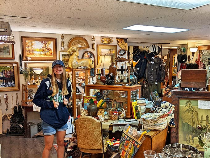 Visitor: Every treasure hunter needs a moment to take it all in &ndash; the thrill of discovery makes Maggy's a place where time stands still while you don't.