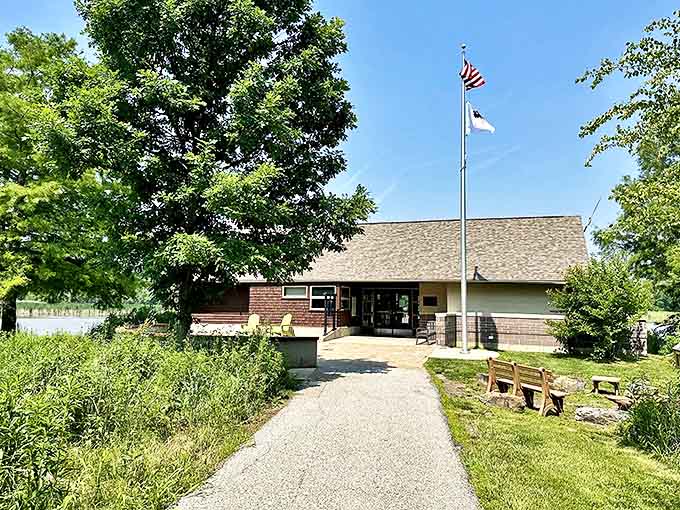 The welcome center serves as the preserve's beating heart, where friendly volunteers share knowledge and visitors begin their nature adventures.
