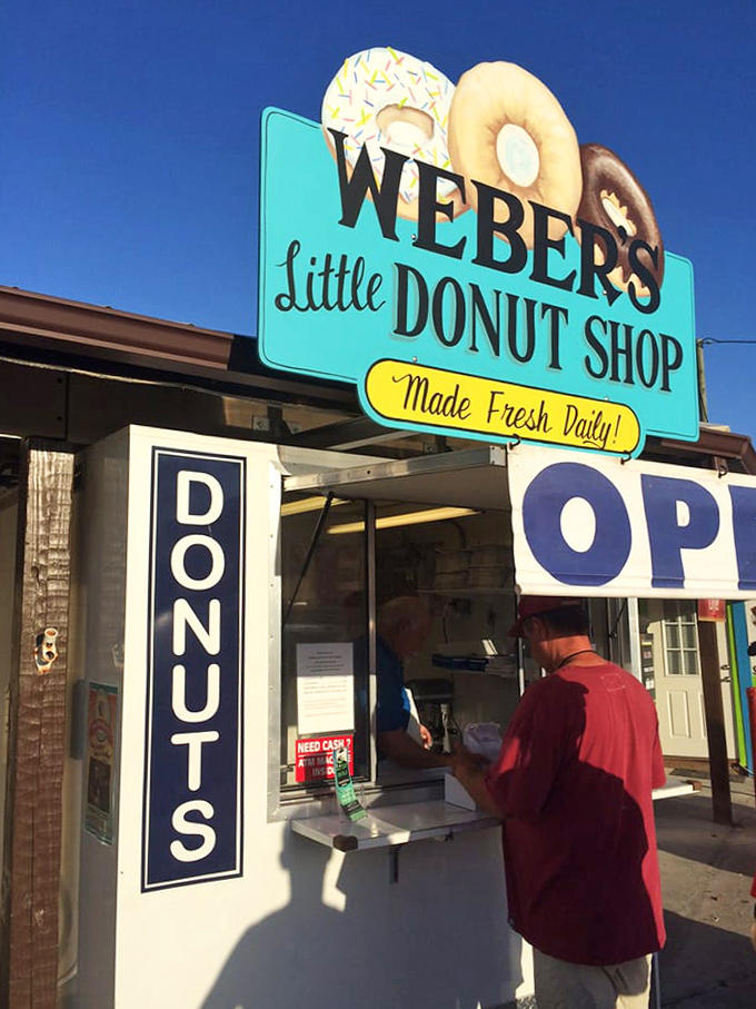 The ordering window&mdash;where vacation dreams come true or are crushed depending on whether you've arrived before the dreaded "Sold Out" sign appears.
