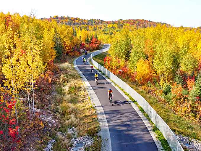 Autumn transforms the Mesabi Trail into a kaleidoscope of color, where every turn reveals a new palette of nature's finest artwork.