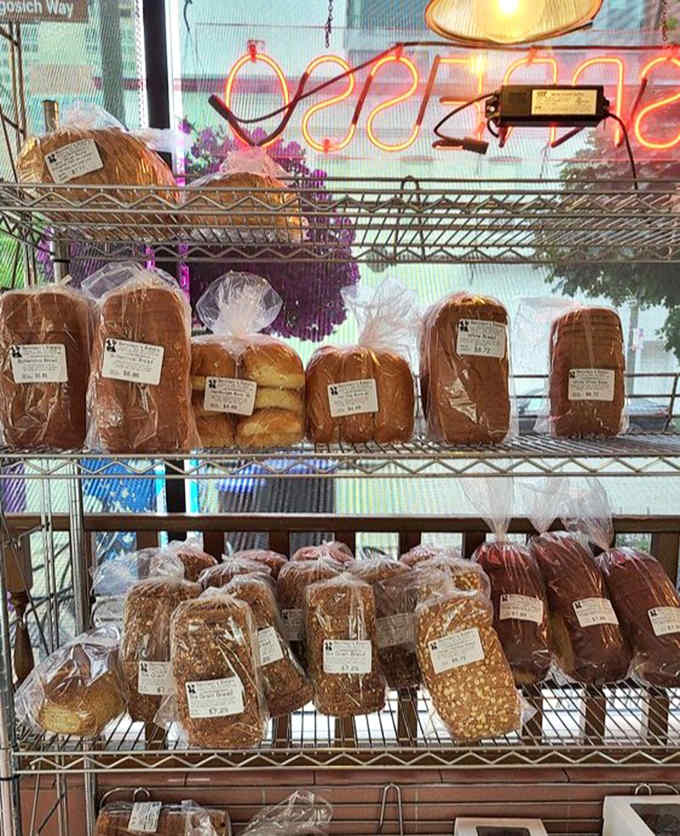 Fresh-baked bread loaves wrapped and ready to transform your dinner table into something special, because good bread changes everything.