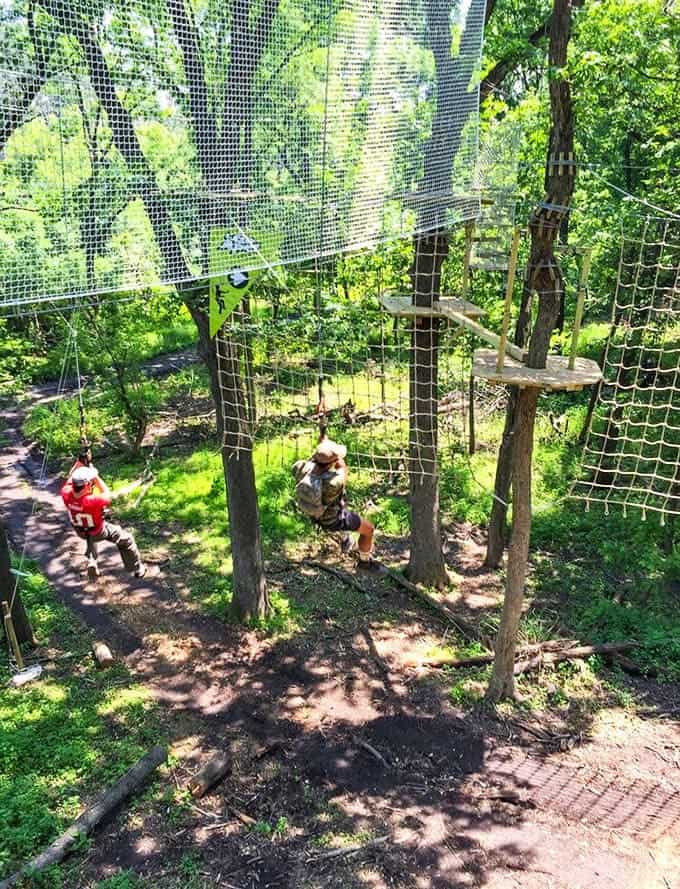 Challenge activities test balance and courage, proving that adulting sometimes means doing things that make your inner child scream with delight and terror.