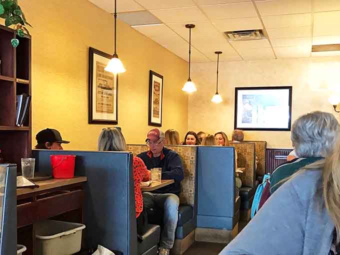 The dining area fills with natural light during the day—illuminating tables where memories are made over shared meals and lingering conversations.