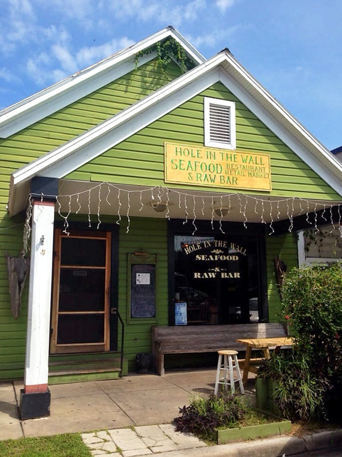 The entrance promises little but delivers everything &ndash; a humble doorway to some of Florida's finest seafood experiences.
