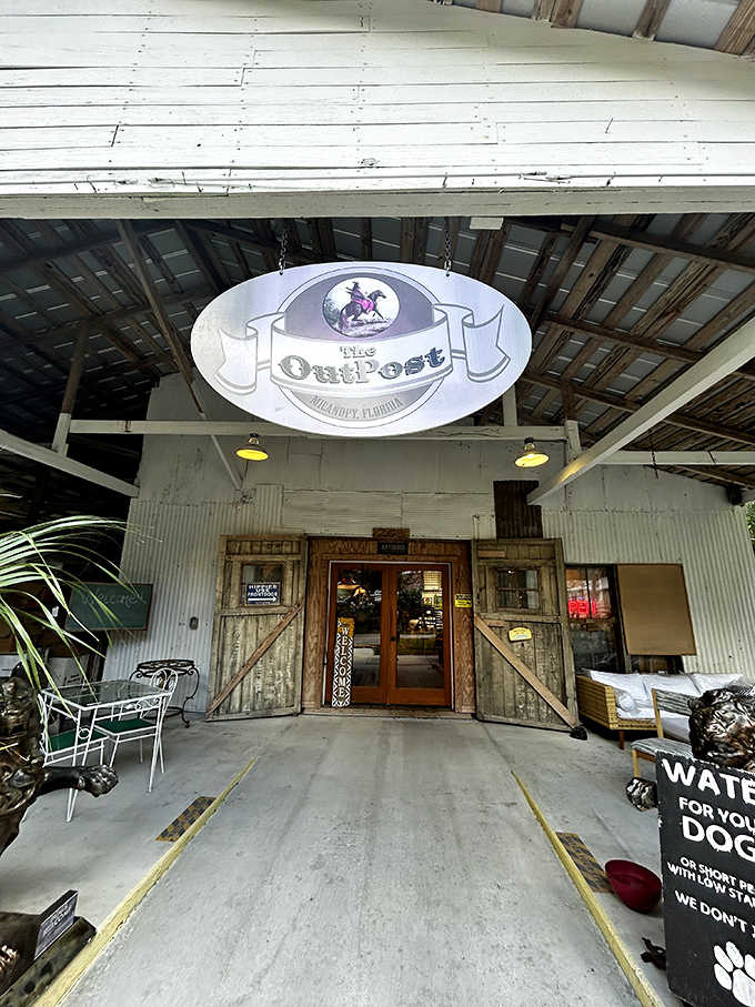 Sotto's entrance from street level &ndash; an unassuming doorway that separates those in the know from those who walk by none the wiser.