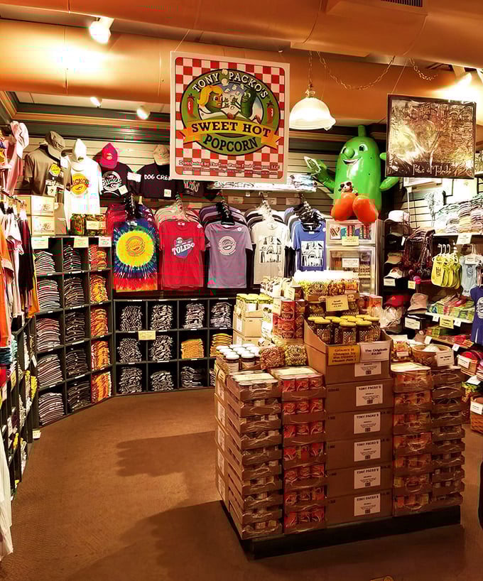 Sausage simplicity: A perfectly grilled hot dog with coleslaw and pickled corn – proof that Packo's excels at elevating straightforward fare.