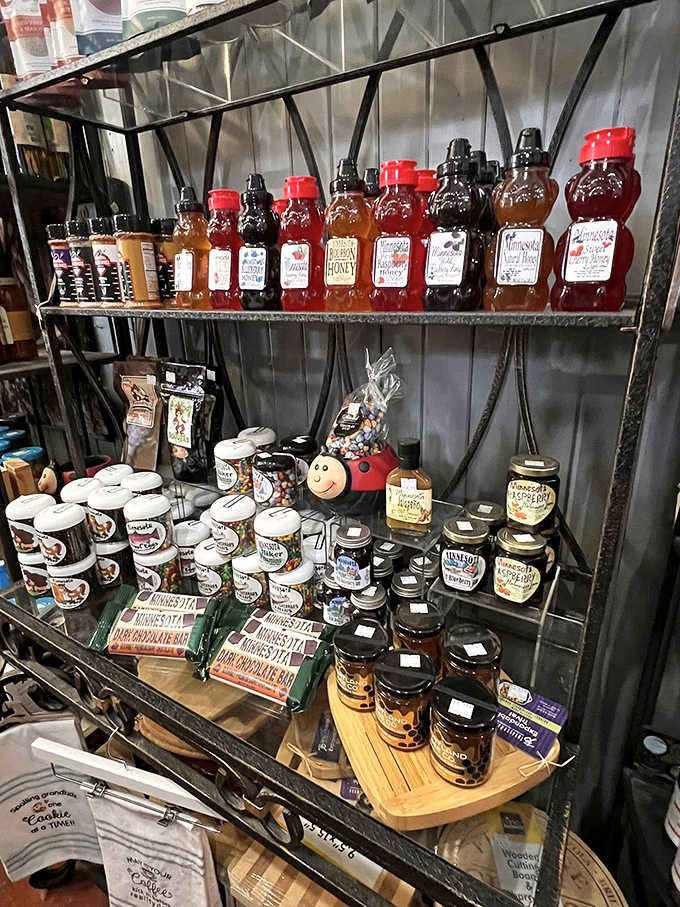 Local honey and maple products showcase Minnesota's natural bounty &ndash; these aren't just condiments, they're liquid sunshine in a bottle.