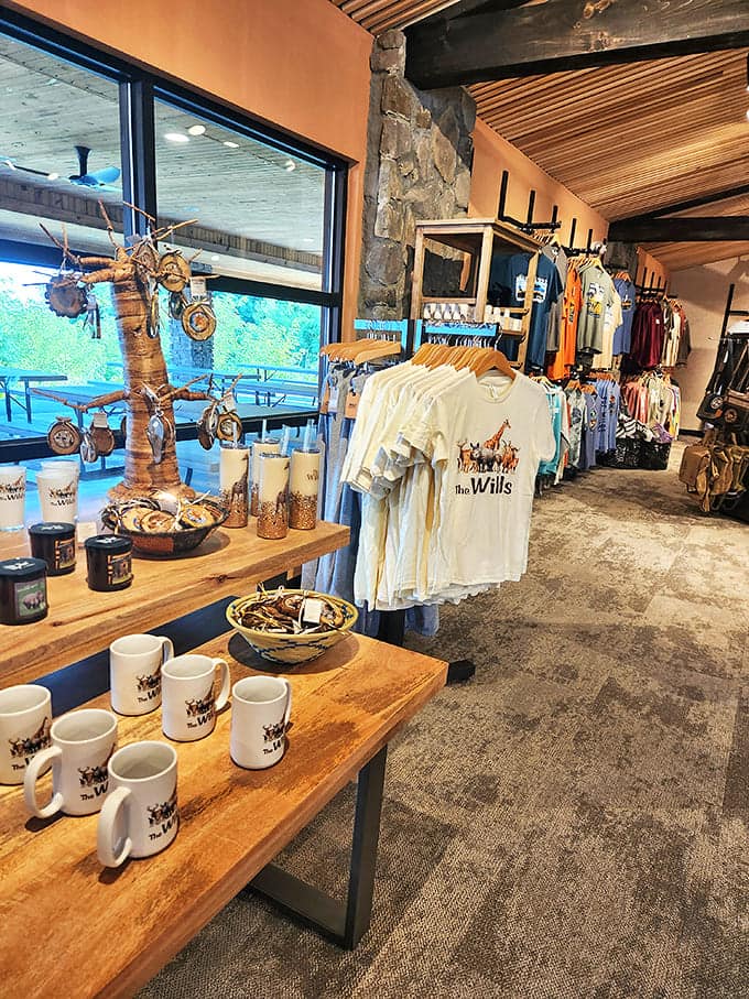 The gift shop offers more than souvenirs &ndash; each purchase helps fund critical conservation efforts for endangered species worldwide.