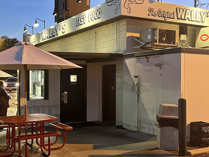 As evening approaches, Wally's glows with promise – a beacon of comfort food calling weary travelers and hungry locals alike.