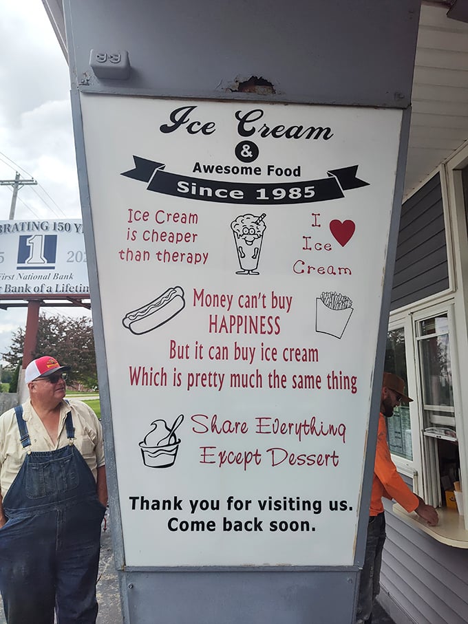 Words to live by – when ice cream is cheaper than therapy and brings the same level of happiness, the choice becomes deliciously clear.