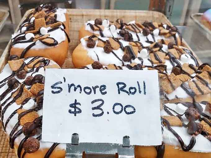 S'more rolls that capture campfire magic without the mosquitoes &ndash; childhood nostalgia in convenient, no-fire-required form.