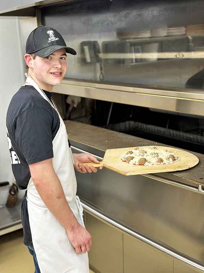 The staff proudly displays Bartolini's popular merch &ndash; wearing your "Meat Ballin'" pride has become a badge of honor among food enthusiasts.
