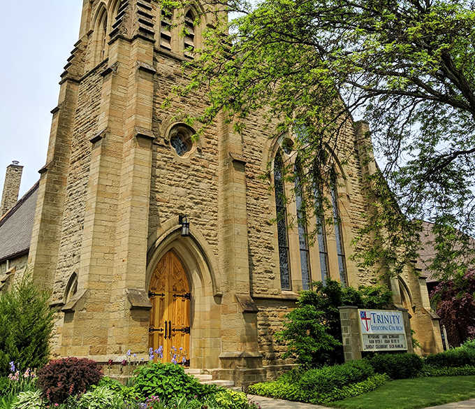 Trinity Episcopal Church's stone walls and soaring windows have witnessed generations of prayers, tears, and celebrations.
