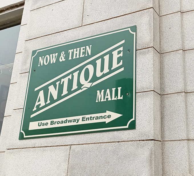 The distinctive green signage has become a beacon for treasure hunters and history buffs throughout the Midwest.