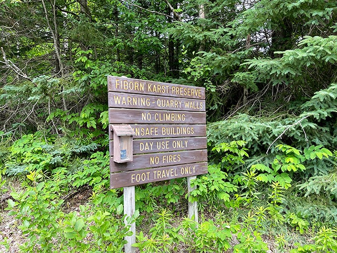 The preserve's rules remind visitors that these geological wonders and historic structures have survived for decades &ndash; let's keep it that way.